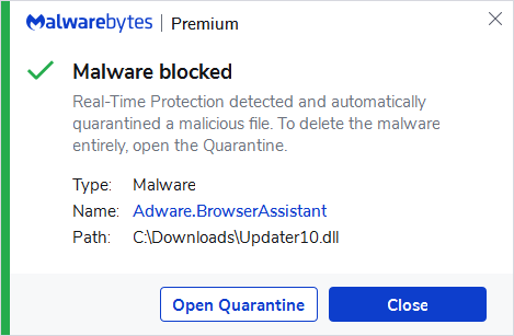 Adware.BrowserAssistant - ThreatDown by Malwarebytes